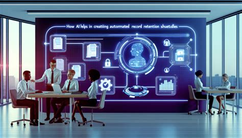 How Ai Helps In Creating Automated Record Retention Schedules Recordskeeperai