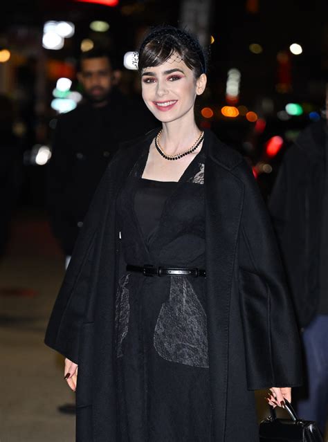 Lily Collins Documented Her Emily In Paris Bangs Transformation—watch
