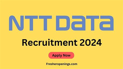 Ntt Data Off Campus Jobs 2024 Hiring For Freshers As Helpdesk Associate