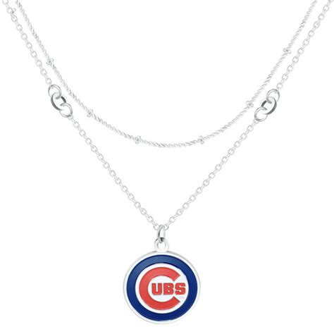 Chicago Cubs Duel Fancy Chain Necklace Official Mlb®