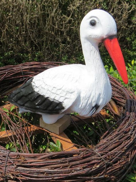 Optional Ständer Zu Storch Im Nest Für Gartendekoration Ø 45cm