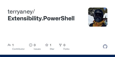 Github Terryaneyextensibilitypowershell