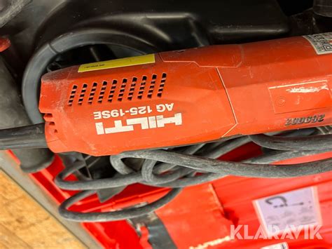 Slipmaskin För Betong Hilti Ag 125 19se Södertälje Klaravi