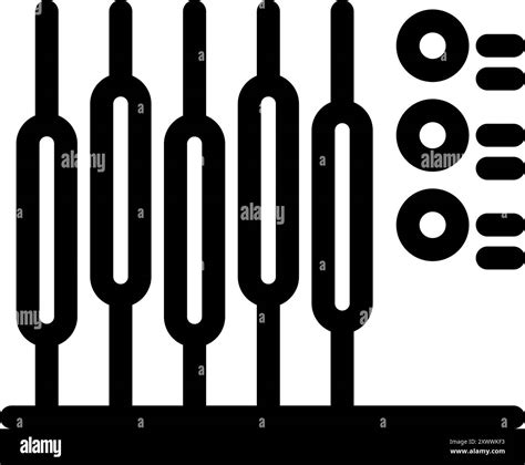 This Vector Icon Features A Tuning Fork A Device Used To Tune Musical Instruments And