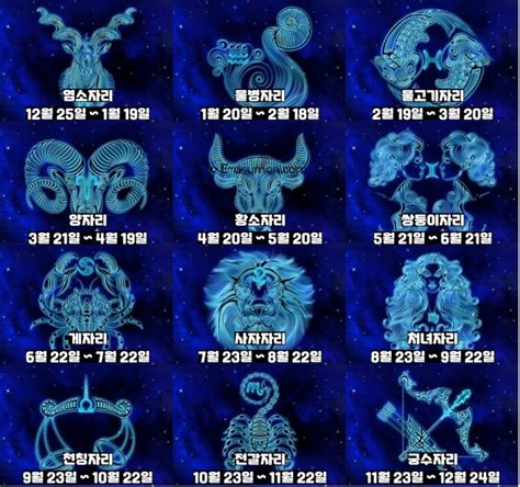 과연 나의 별자리는 별자리 알아보기 방법