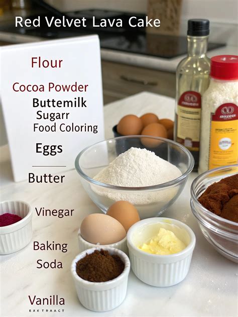 Red Velvet Lava Cake Recipe