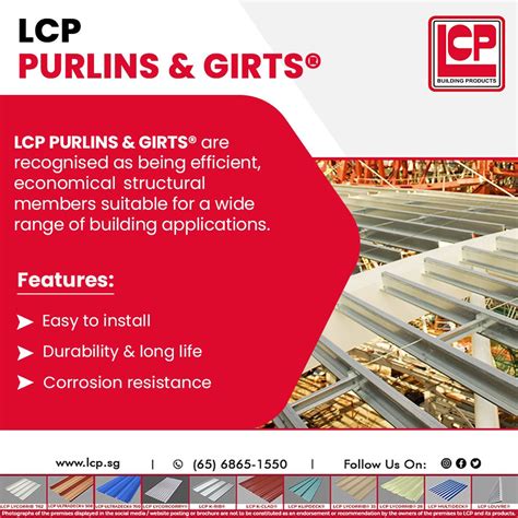 Lcp Building Products Pte Ltd On Linkedin Purlin Girts Candzpurlin Buildingmaterials