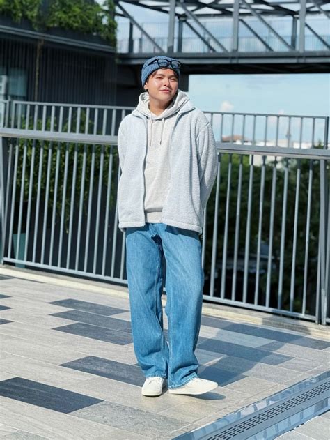 ดูไอเดียสไตล์การแต่งตัวสำหรับ「เสื้อฮู้ด ผ้าสเวต แขนยาว แบบสวมหัว、เสื้อเชิ้ต ผ้าแฟลนเนล แขนยาว ปก