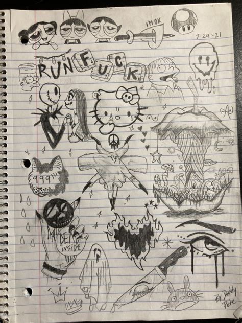 Just Doodling Around Pt 2 Quick Sketch Ideas Doodles Bored Sketches