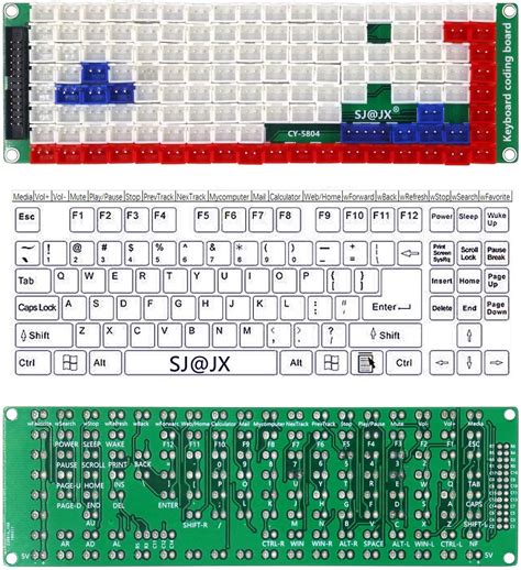 Sj Jx Development Keyboard Encoder Board Game Controller Diy Led