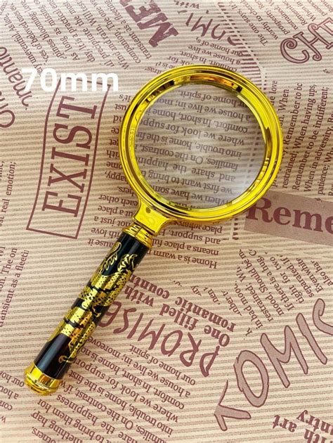 1 Piece Of Hand Held Magnifying Glass 100 Times Magnifying Glass High