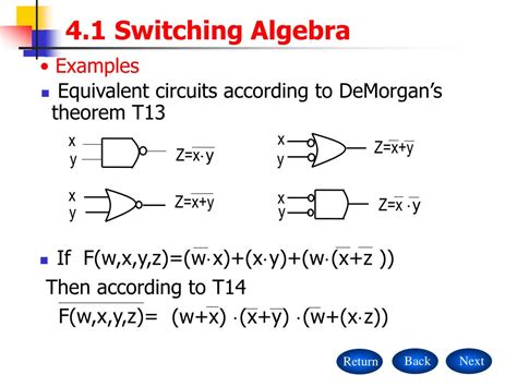 Ppt 41 Switching Algebra Powerpoint Presentation Free Download Id5715534