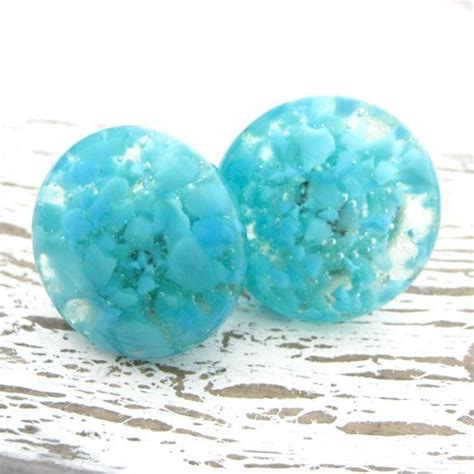 Turquoise Glass Cabinet Hardware Knobs Dresser Drawer Pull Sweet Home