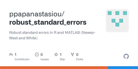 github ppapanastasiou robust standard errors robust standard errors