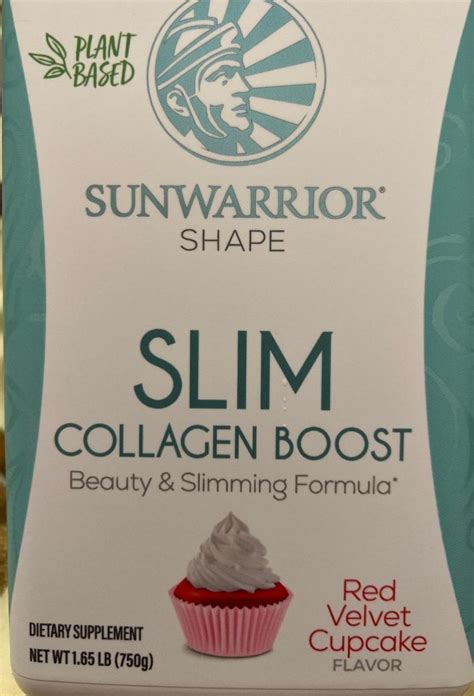 Shape Slim Collagen Boost Red Velvet Sunwarrior калорійність харчова