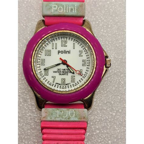 Polini Accessories Polini 0 Sport Watch Vtg 1990 90s Style Quartz