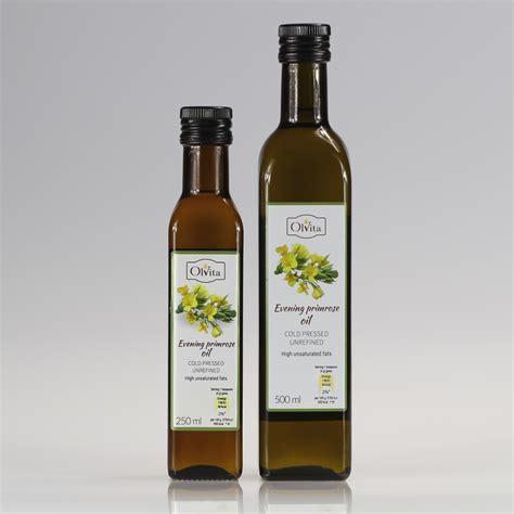 Evening Primrose Oil Cold Pressed Unrefined Olvita Capacity 250 Ml
