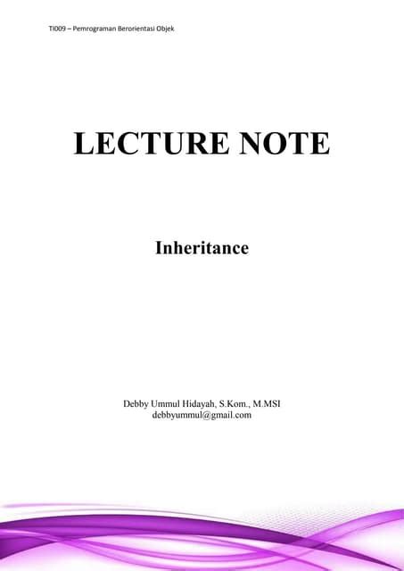 Modul Praktikum Pemrograman Berorientasi Objek Chap7 Pdf