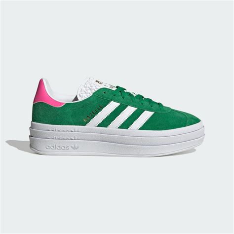Adidas Gazelle Bold Shoes Green Adidas Australia