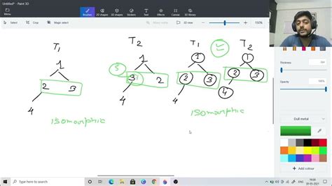 Problem 7 Trees Check Tree Is Isomorphic Or Not Youtube