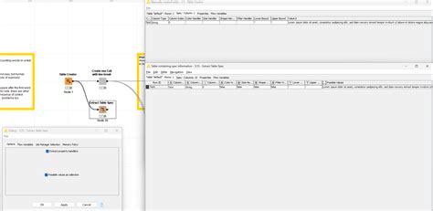 access statistics table as shown in the gui knime analytics platform