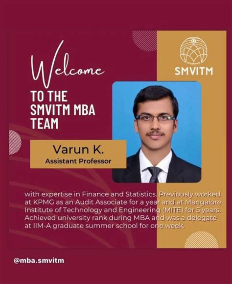 Hello Connections Started New Journey Smvitm Varun Krishna 97