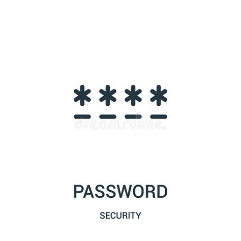 Password Icon Safe Code Icon Vector Illustration Stock Vector