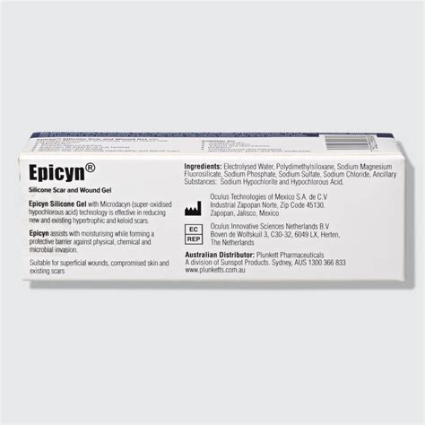 Epicyn Silicone Scar And Wound Gel Nutri Synergy Hk
