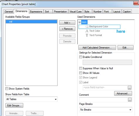 Solved Format Colouring For One Cell Pivot Table Qlik Community
