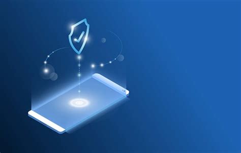 스마트폰 터치 스크린 휴대 전화는 개인 데이터 보호를 업로드 하 고 진행 합니다 사이버 보안 트래픽 암호화 Vpn 안티 바이러스