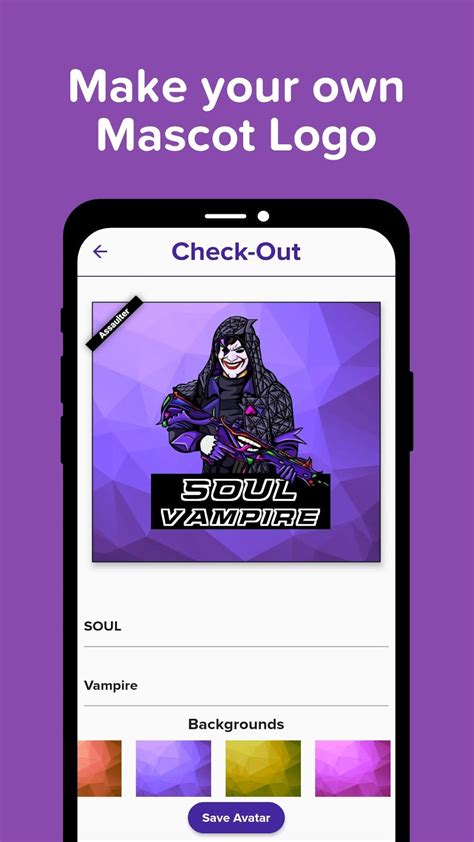 Game Avatar Custom Mascot Logo for Gamers für Android Download