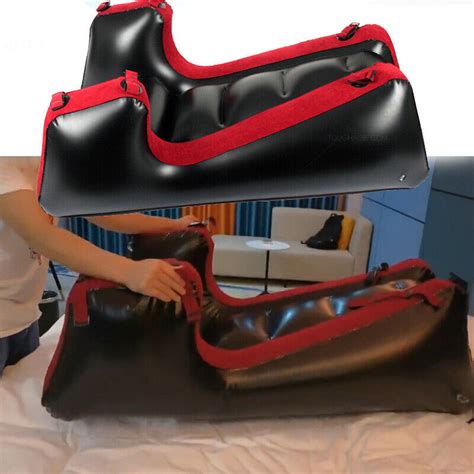 Inflatable Sex Bed Sofa Furniture With Cuffs Bed Pillow Love Position Cushion Sm Ebay