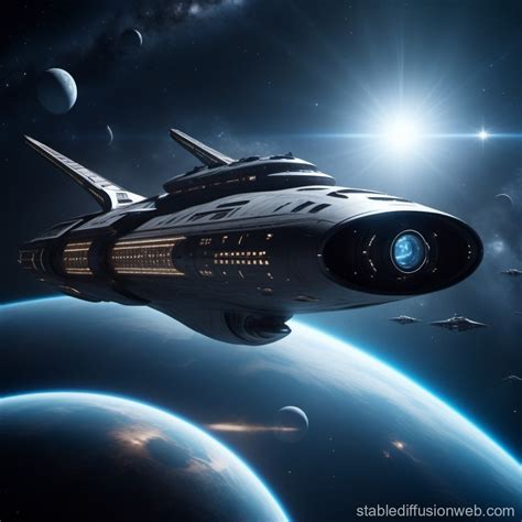 Highly Detailed Cinematic Concept Art Space Spacecraft Prompts Stable
