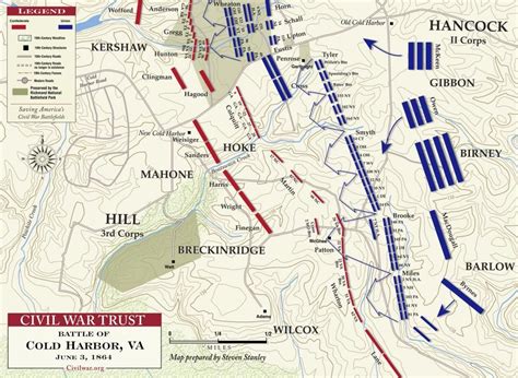 Battle Of Cold Harbor American Civil War 3 June 1864 [1120 X 819