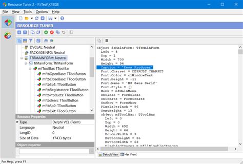 Resource Editor Resource Editing Software Tool For Windows