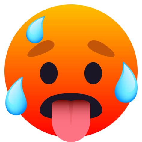 🥵 Hot Face On Joypixels 80