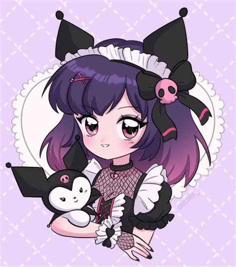Kuromi Sanrio And More Drawn By Chellyko Danbooru