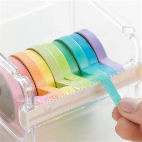 마스킹테이프 커터 디스펜서 마테 컷팅기 보관함 거치대 에이블리