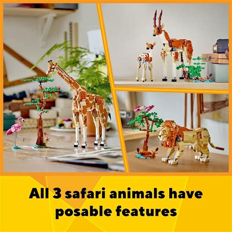 LEGO® Creator 3 In 1 #31150: Wild Safari Animals – Krazy Caterpillar