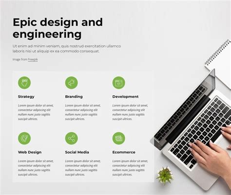 Design And Web Development Template By Nicepage