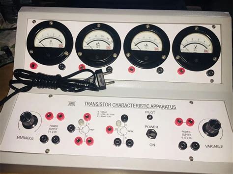 Transistor Characteristic Apparatus Model Name Number Edel Tr4 For Physics Laboratory At