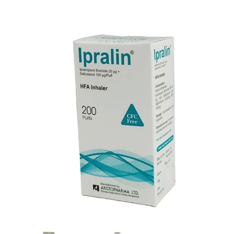 Ipralin Hfa Inhaler 20mcg100mcgpuff