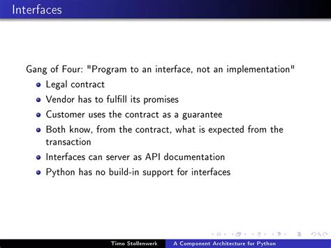 Zca A Component Architecture For Python Pdf