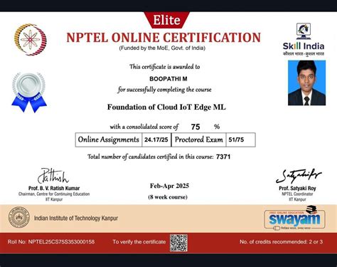 Nptel Iot Edgecomputing Cloudcomputing Machinelearning Skillindia Lifelonglearning