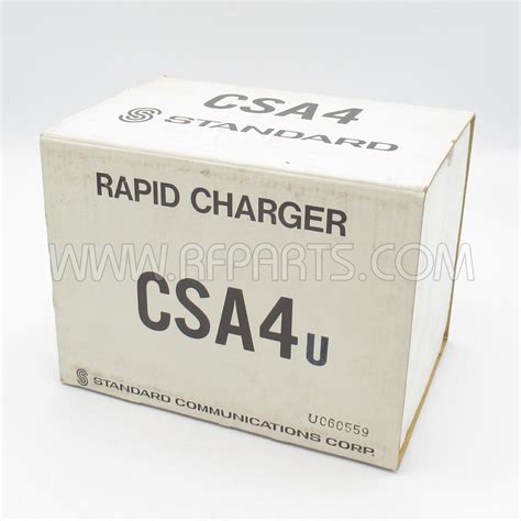 Csa 4 Standard Rapid Charger New Old Stock New In Box