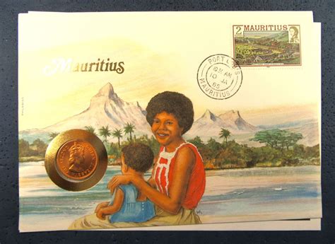 Mauritius 1985 Frau Mit Kind MÜnz Numis Brief Gebraucht In Ettingen