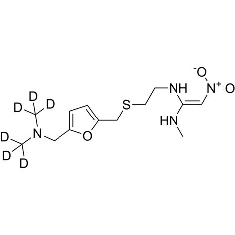 Ranitidine D6 Stable Isotope Medchemexpress