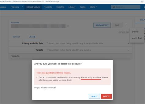 Accounts May Be Ineligible For Deletion Due To Being Currently