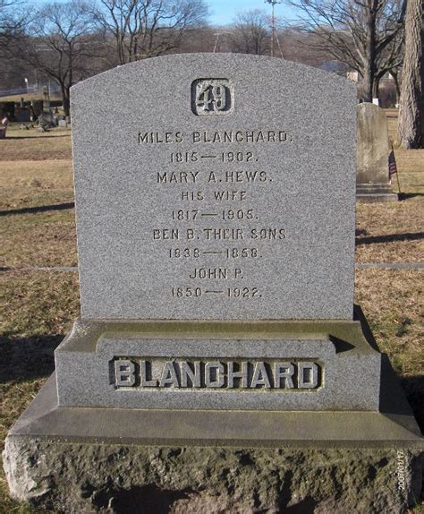 Mary A Hews Blanchard 1817 1905 Find A Grave Memorial
