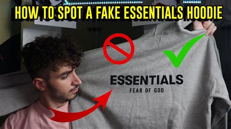 How To Spot A Fake Fear Of God Essentials Hoodie Youtube
